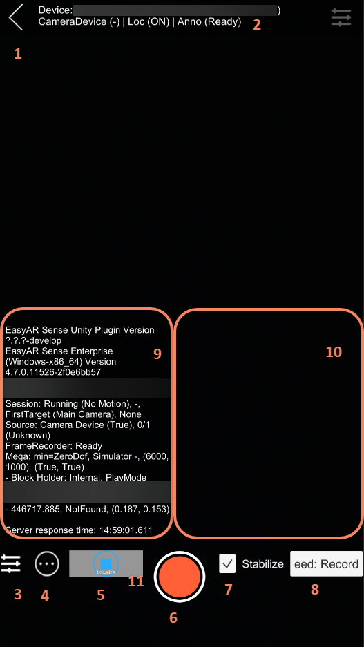 现场定位测试及定位问题反馈数据录制工具 — EasyAR Mega 文档